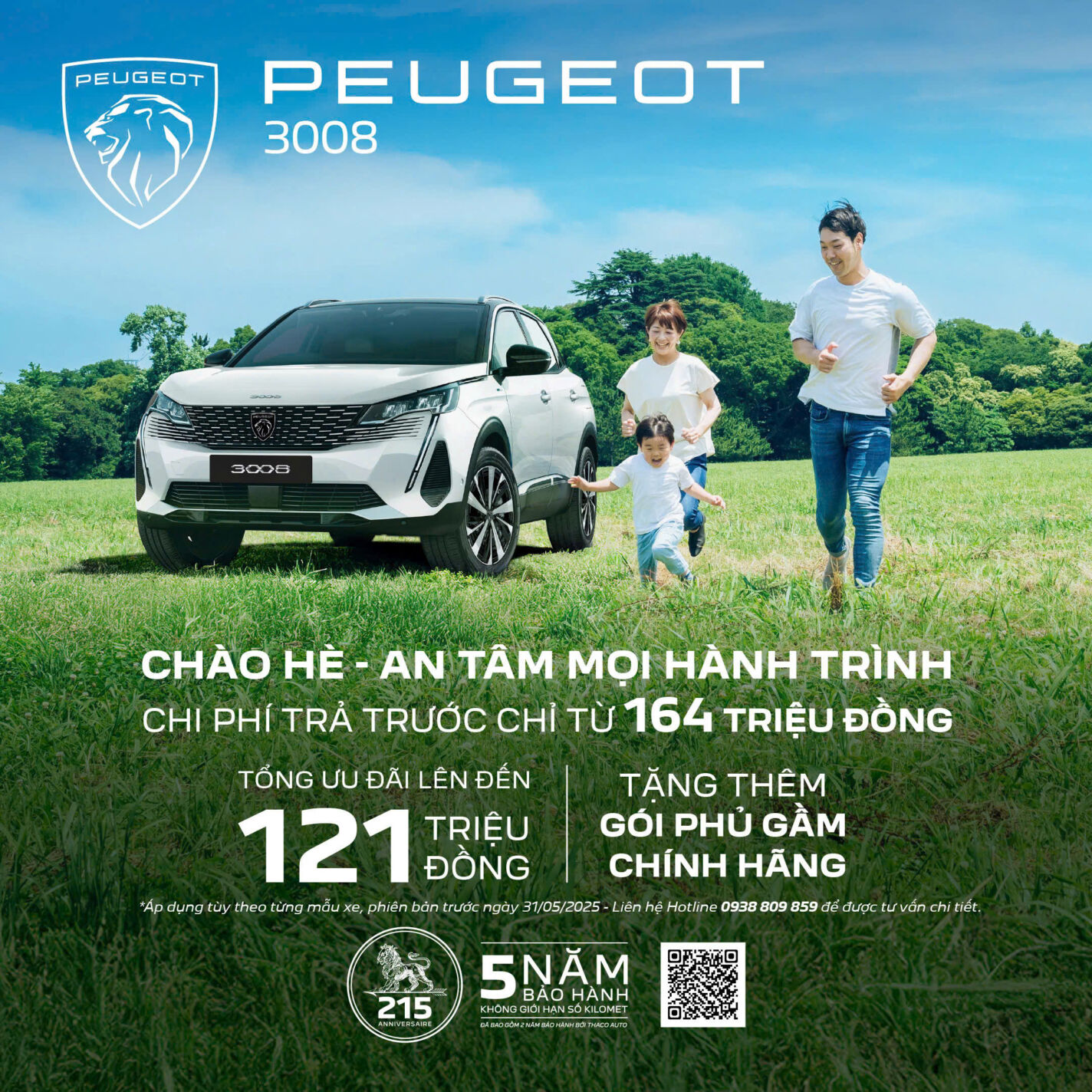 CHÀO HÈ – AN TÂM MỌI HÀNH TRÌNH: PEUGEOT 3008 ƯU ĐÃI GIÁ CHỈ TỪ 808 ...